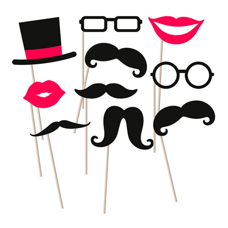 Photo Booth Props / Moustache - Photo Booth Props - Himmelrum ApS