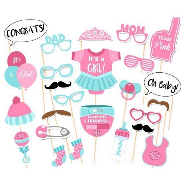 Photo Booth Props / Baby Pige - Photo Booth Props - Himmelrum ApS