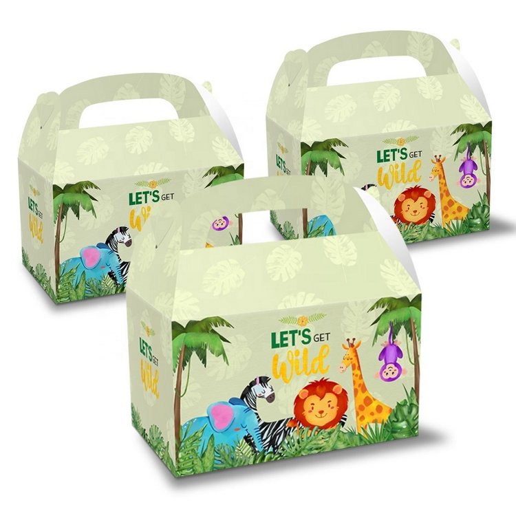 Jungle Safari Snack Box - Vilde & Søde Dyr - Himmelrum ApS