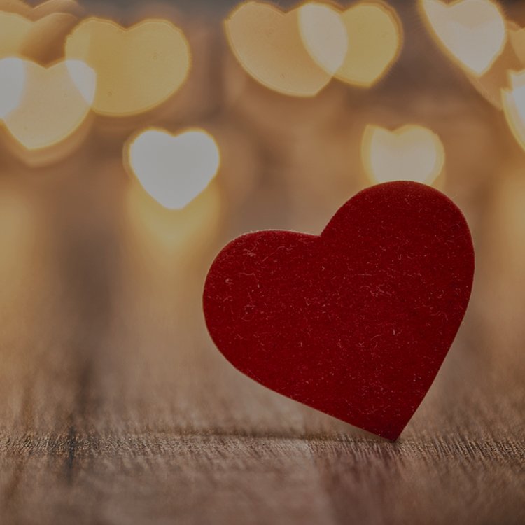 Valentinsdag festpynt